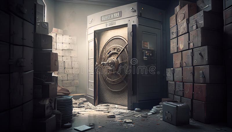 Safe Room Illustration by Generative AI Stock Photo - Image of room ...