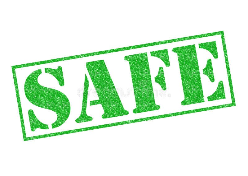 Safe Rubber Stamp Stock Illustration Illustration Of Secured 88074367