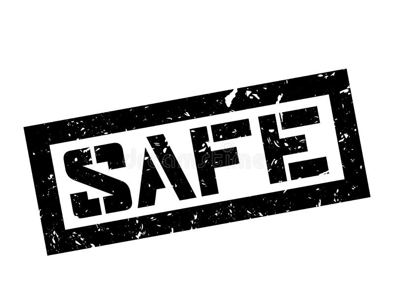Safe rubber stamp stock vector. Illustration of business - 83100958