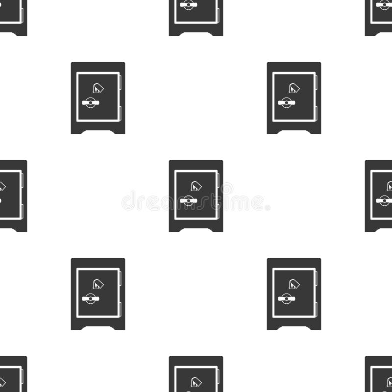 Safe. Seamless Pattern. Vector Design. Stock Vector - Illustration of ...