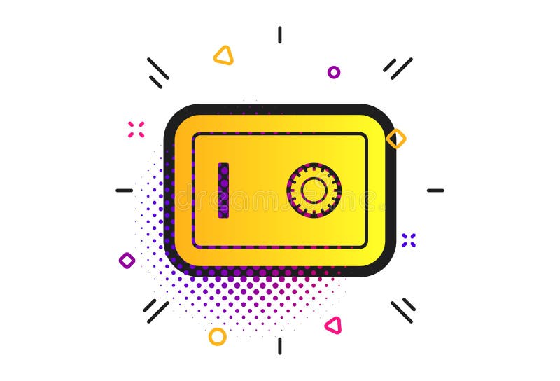 Safe Sign Icon. Deposit Lock Symbol. Vector Stock Vector - Illustration ...