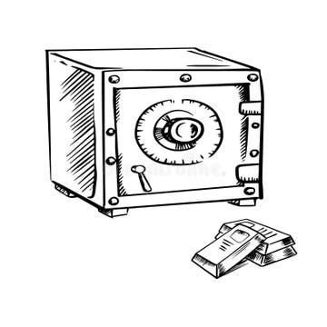 Combination Lock Sketch Stock Illustrations – 205 Combination Lock ...