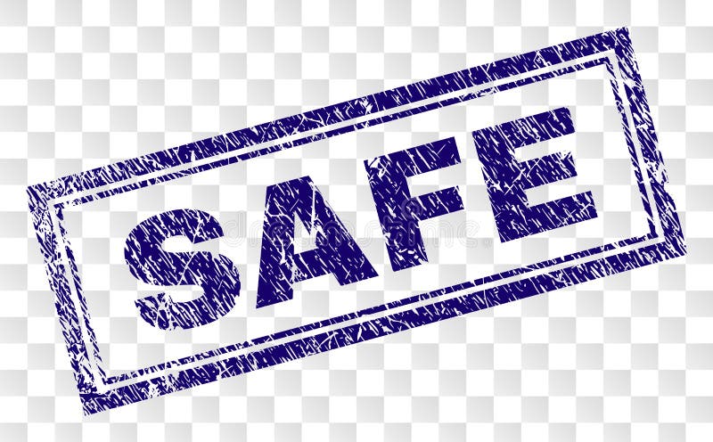 Grunge SAFE Rectangle Stamp Stock Vector - Illustration of distress ...