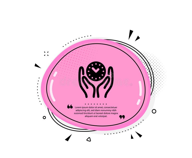 Safe Time Icon. Clock Sign. Office Management. Vector Stock Vector ...