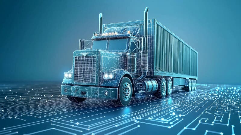 For Safe Transportation of Goods, Advanced Secure Logistics Trucks with ...