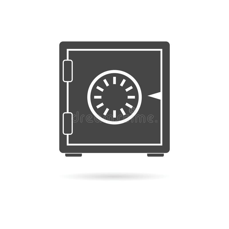 Safe vector icon stock vector. Illustration of chart - 119413966