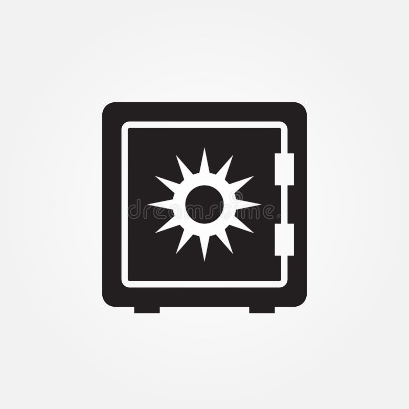 Safe Vector Icon Illustration Graphic Design. Stock Vector ...