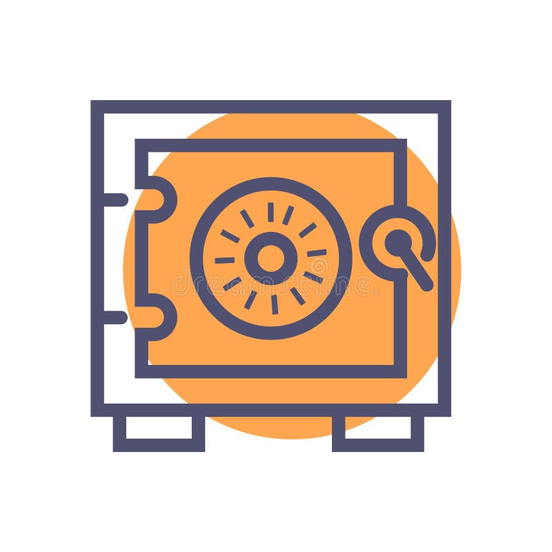 Safe Vector Icon. Vector Safe Illustration Icon for Website or Mobile ...