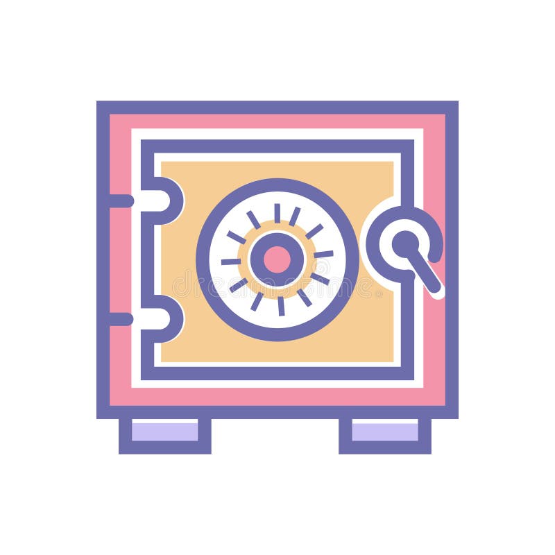 Safe Vector Icon. Vector Safe Illustration Icon for Website or Mobile ...