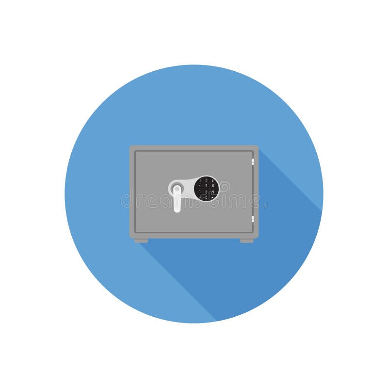 Safe vector illustration stock vector. Illustration of safety - 90352358