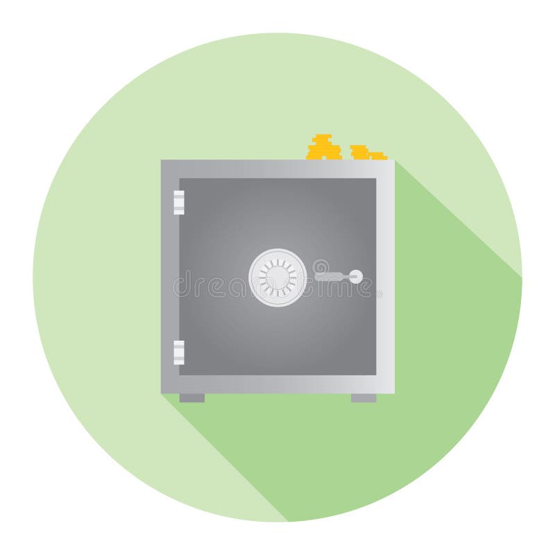 Safe. Vector Illustration Decorative Design Stock Vector - Illustration ...