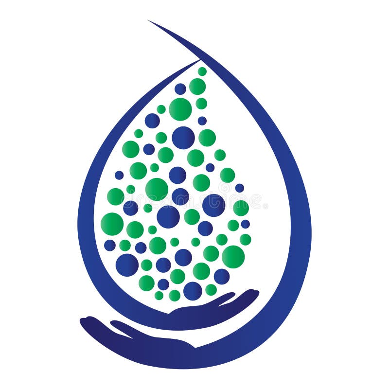 Safe Water Logo Template Design. Stock Vector - Illustration of water ...