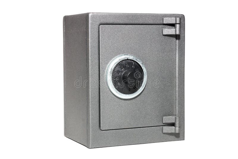 Safe on a white background stock image. Image of trust - 68479549