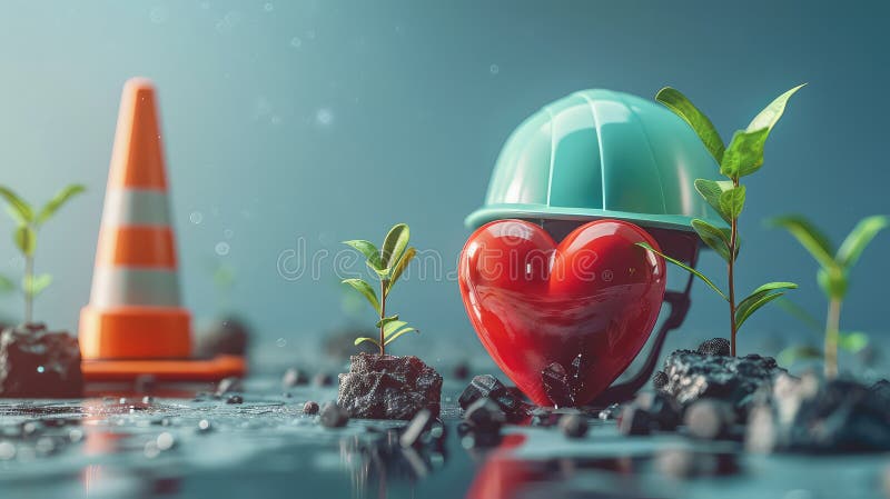 Safe at Work: Healthcare Environment Protection Stock Illustration ...