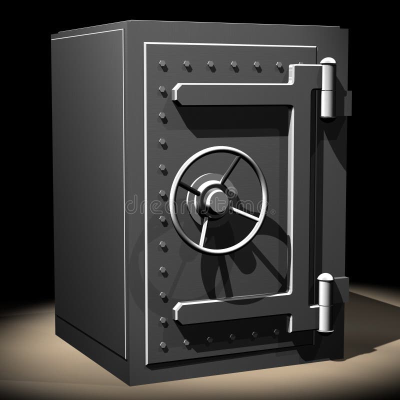 Safe04 stock illustration. Illustration of metallic, lock - 1812959