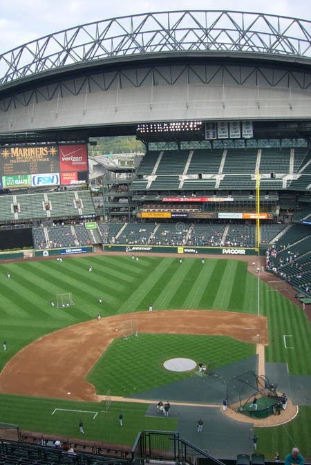Safeco Field - Seattle Mariners Editorial Stock Image - Image of ball ...