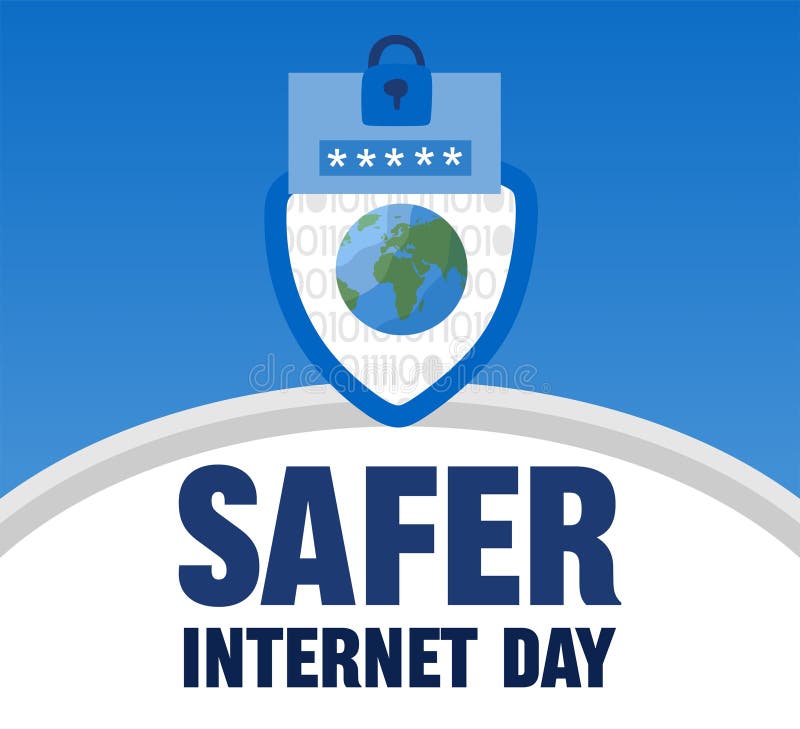 Safer Internet Day for a Safer Internet Stock Vector - Illustration of ...