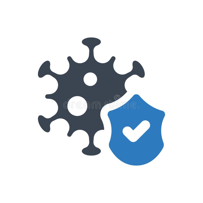 Safety from bacteria icon stock vector. Illustration of bacteria ...