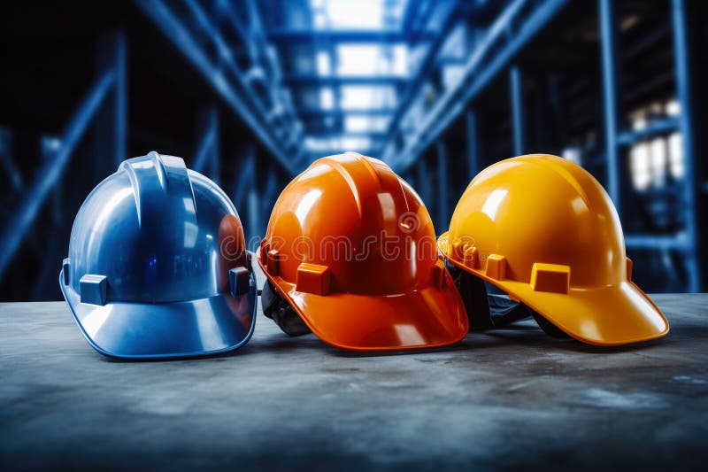 Safety Banner. Building Construction Engineering Concept Background ...