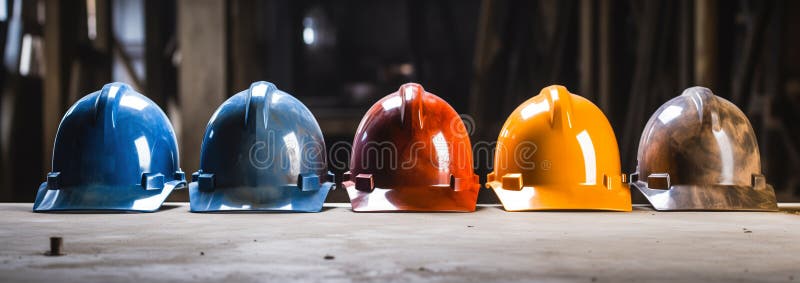 Safety Banner. Building Construction Engineering Concept Background ...