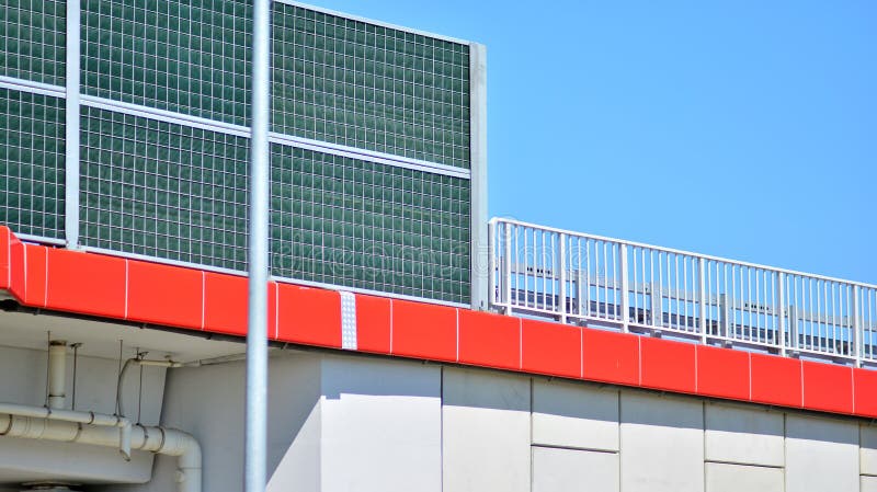 Anodized Safety Steel Barrier Stock Image - Image of drive, industrial ...