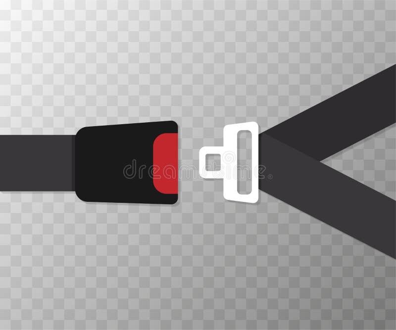 Safety Belt Vector Flat Design. Vector Illustration. Stock Vector ...