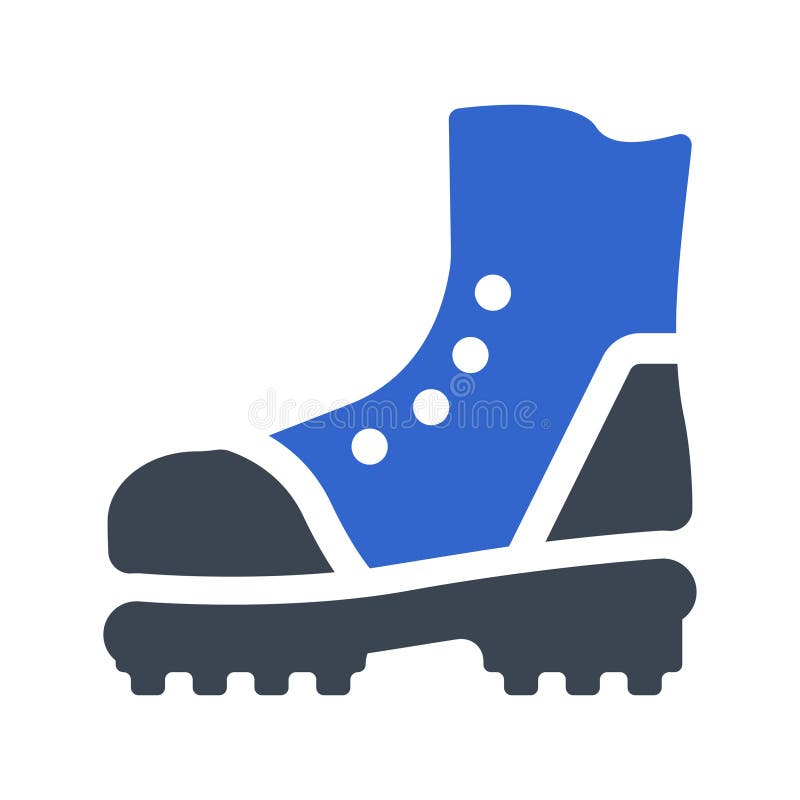 Safety boots Icon stock illustration. Illustration of factory - 308605960
