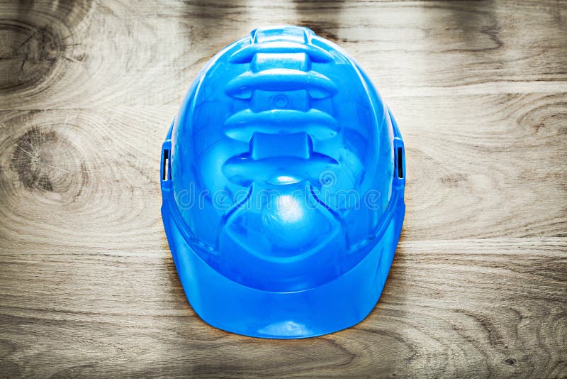 Safety Building Helmet on Wooden Board Construction Concept Stock Image ...