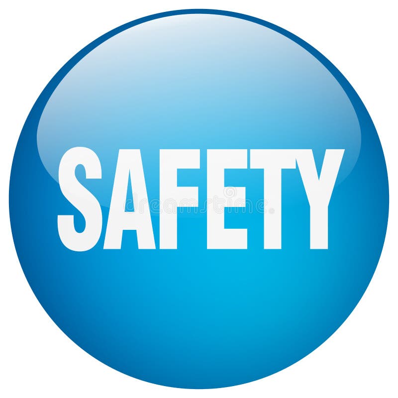 Safety button stock vector. Illustration of background - 122697628