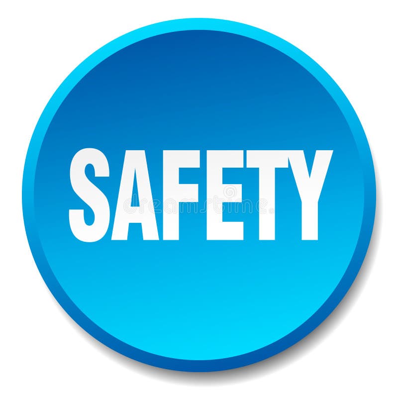 Safety button stock vector. Illustration of vector, flat - 122705179