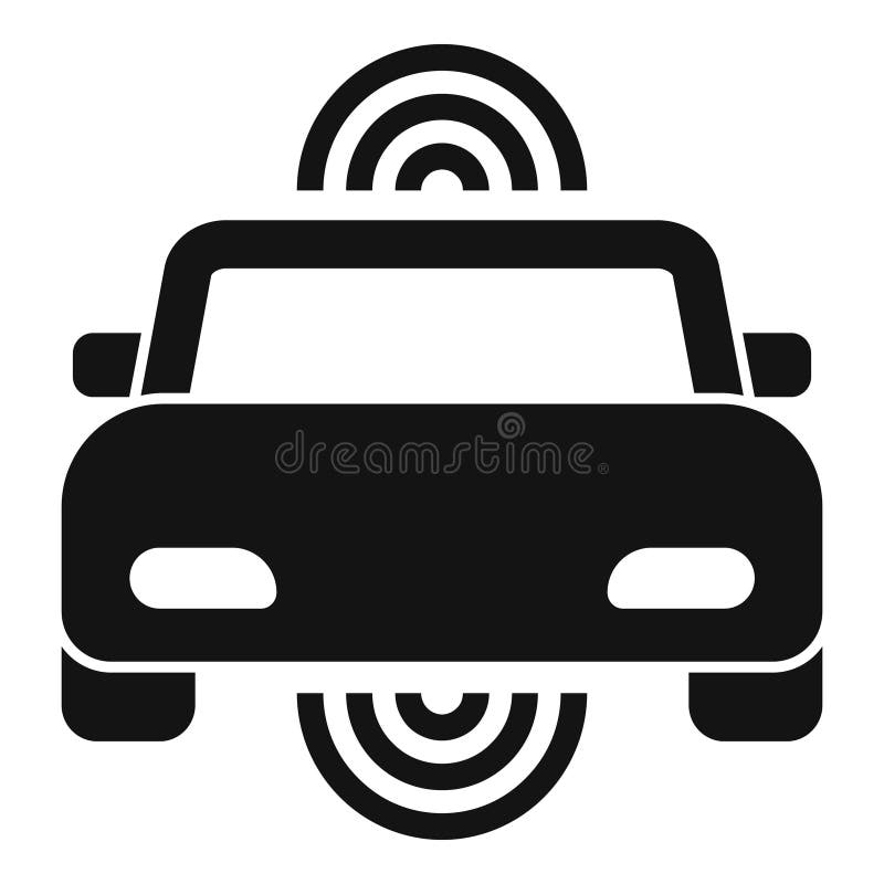 Safety Car Control Icon Simple Vector. Auto Alert Stock Illustration ...