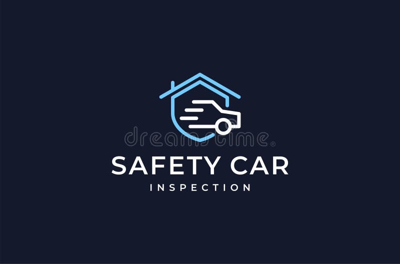 Safety Car Inspection Logo Mark Premium Vector Stock Photo ...
