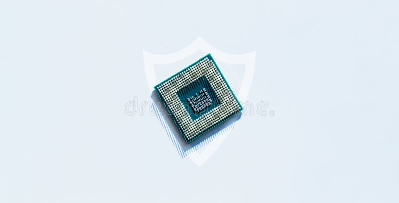 Safety Computer. Network Digital Security Technology with Computer ...