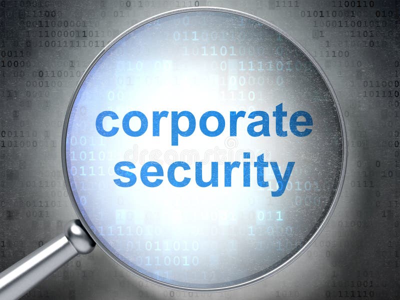 Corporate Security. Business Protection. Locks On The Virtual Screen ...