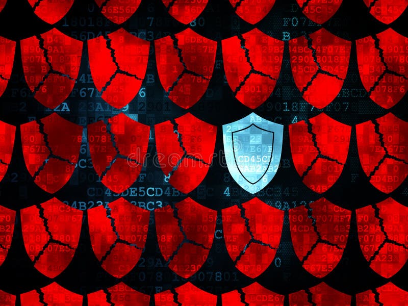 Pixelated Blue Broken Shield Icons Stock Photos - Free & Royalty-Free ...