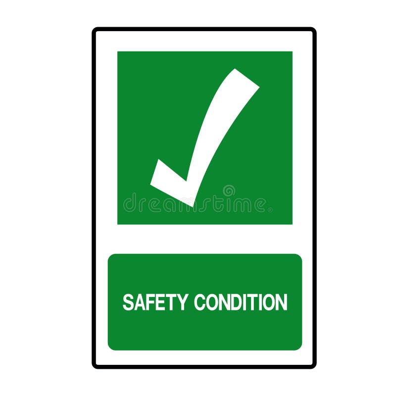 Safety Condition Symbol, Vector Illustration, Isolate on White ...