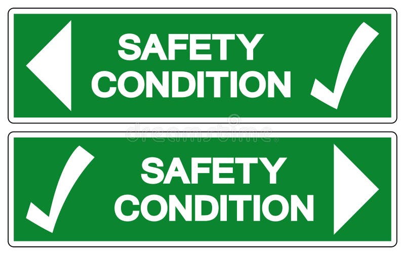 Safety Condition Symbol, Vector Illustration, Isolate on White ...