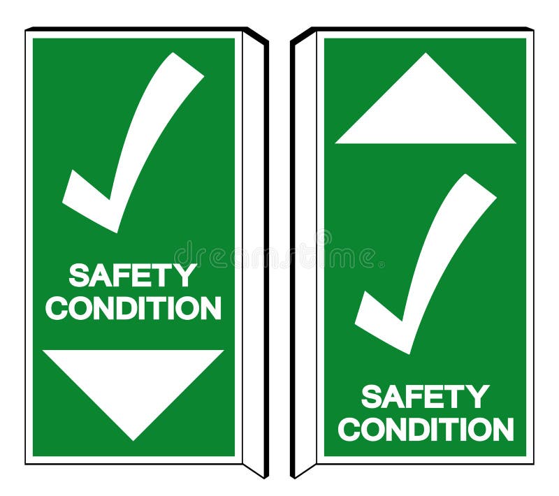 Safety Condition Symbol, Vector Illustration, Isolate on White ...