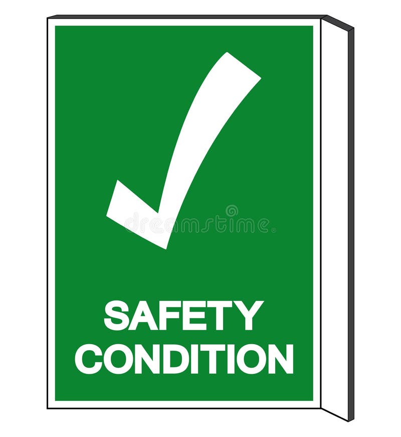 Safety Condition Symbol, Vector Illustration, Isolate on White ...