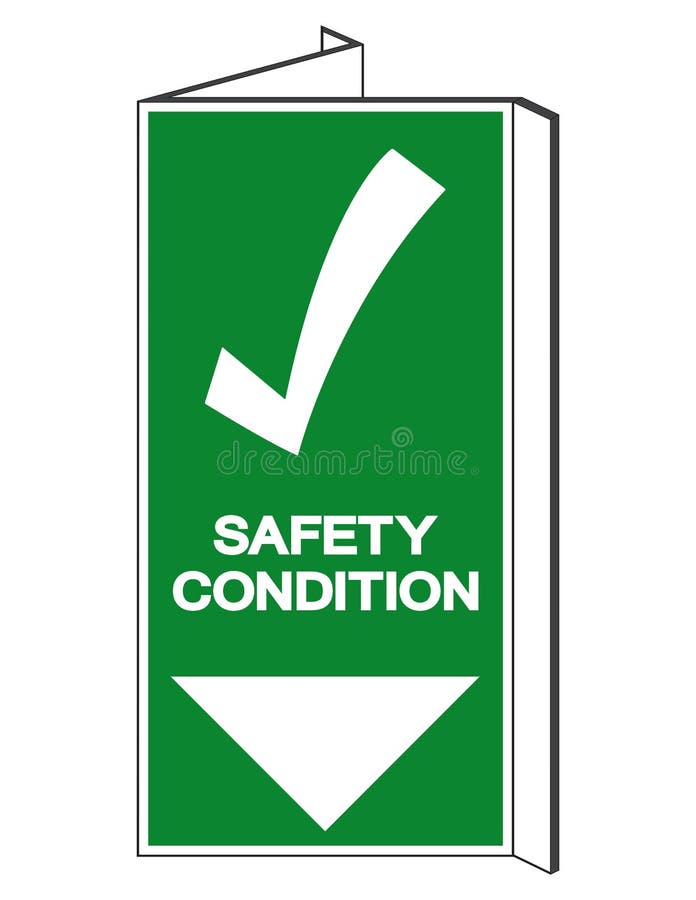Safety Condition Symbol, Vector Illustration, Isolate on White ...