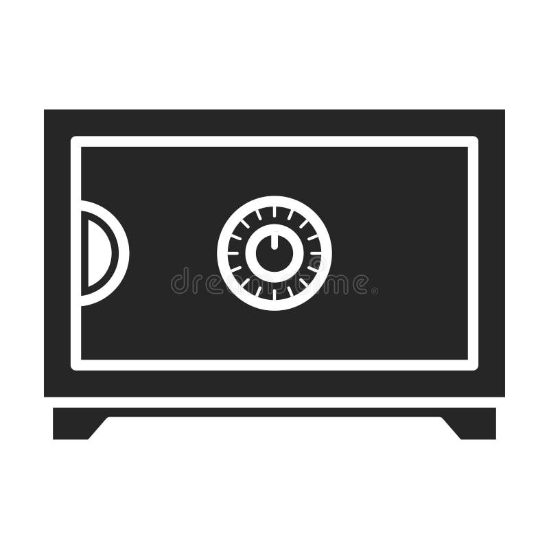 Safety Door Vector Icon.Black Vector Icon Isolated on White Background ...