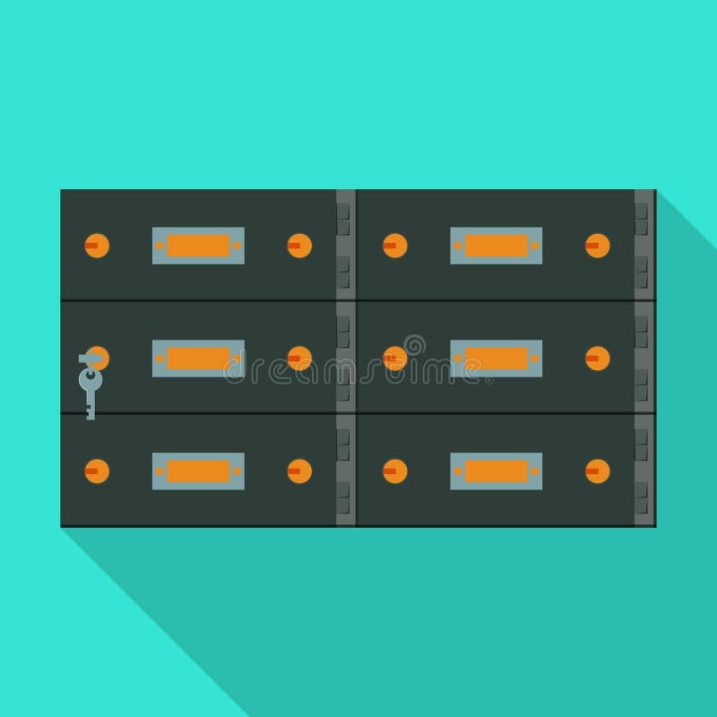 Safety Door Vector Icon.Flat Vector Icon Isolated on White Background ...