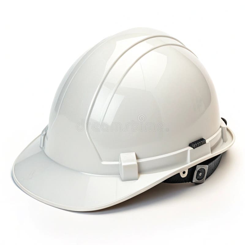 Safety Engineering Hat 3D Model Stock Illustration - Illustration of ...