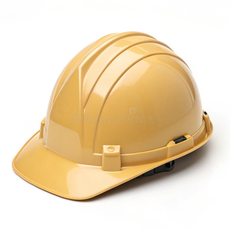 Safety Engineering Hat 3D Model Realistic Stock Illustration ...