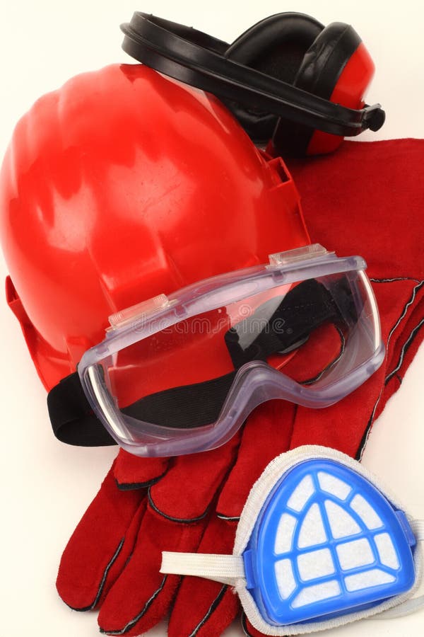 Safety equipment set stock image. Image of safe, protection - 190462065