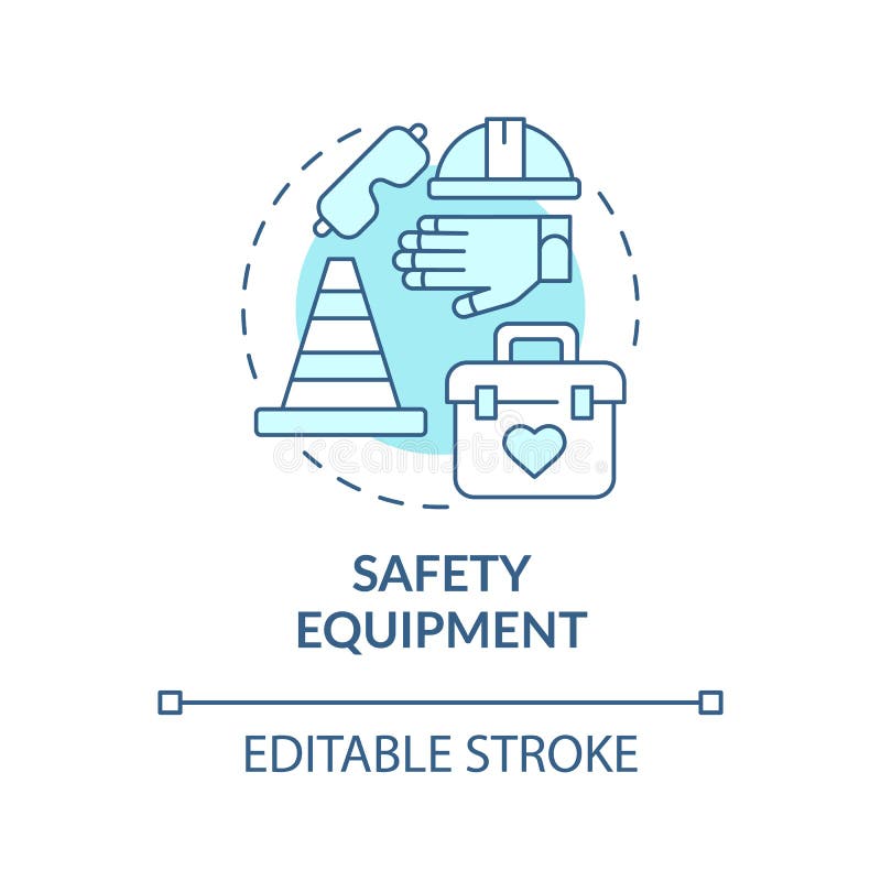 Safety Equipment Turquoise Concept Icon Stock Vector - Illustration of ... Safety Equipment Turquoise Concept Icon Stock Vector - Illustration of ...