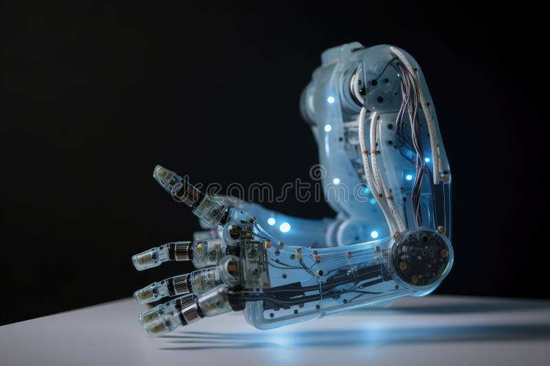 Safety Features of a Robotic Hand, with Embedded Sensors and Light ...