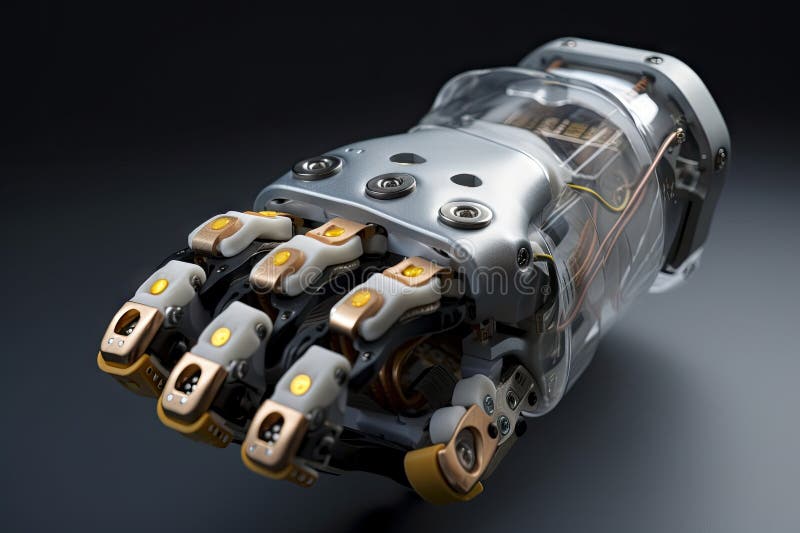 Safety Features of a Robotic Hand, with Embedded Sensors and Light ...