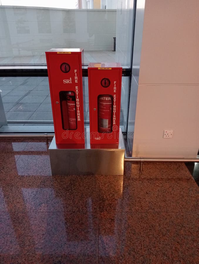 Safety Fire Protection, Hydrant Fire Extinguisher Boxes Stock Image ...