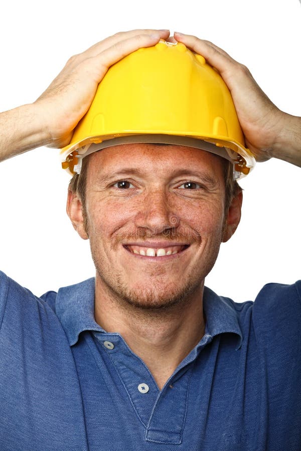 Safety first stock image. Image of caucasian, plumber - 16907161